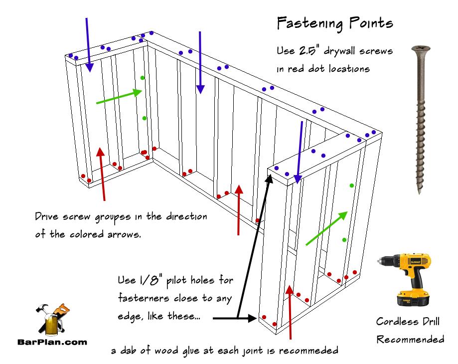 Free Bar Plan | Easy Home Bar Plans