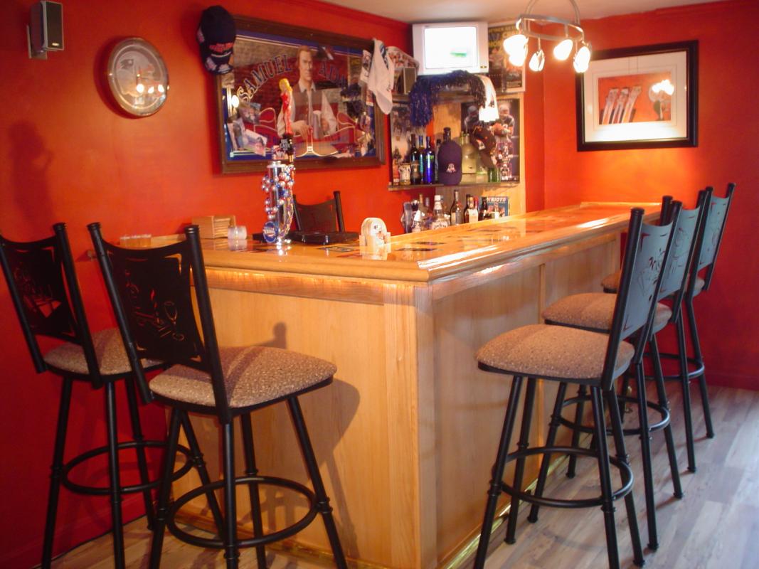 EHBP 02 Basic L Shaped Bar Easy Home Bar Plans EHBP 02 Basic L Shaped Bar Easy Home Bar Plans